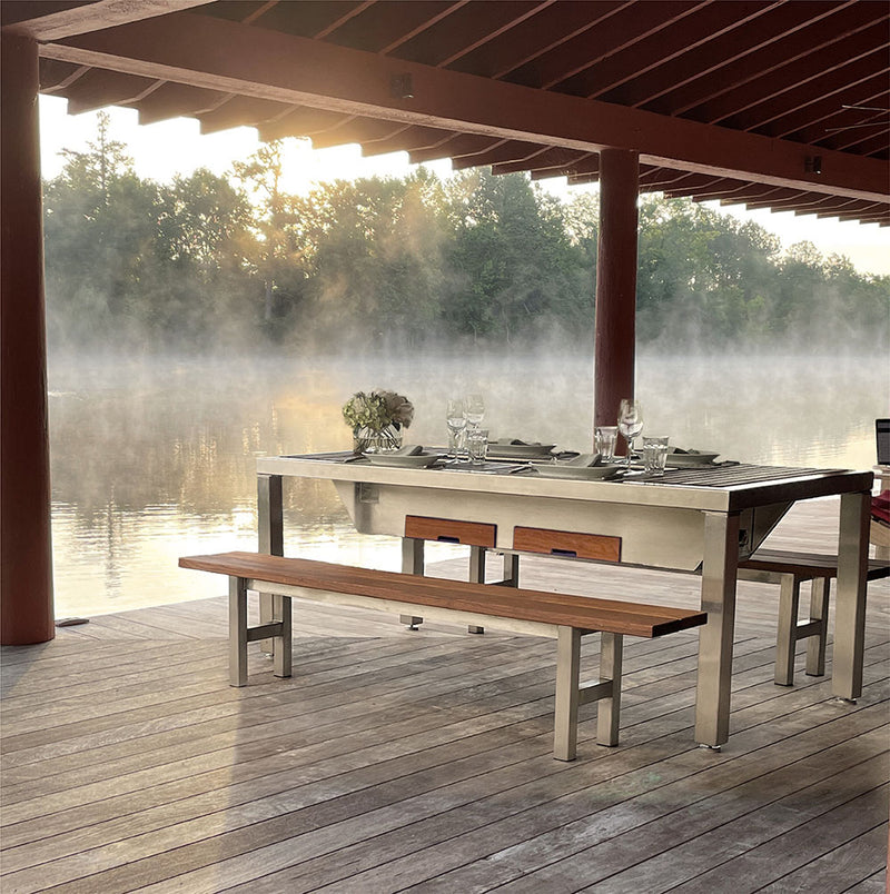 Outdoor BBQ Grill Table | Korean Barbecue Grill Table | iBBQ