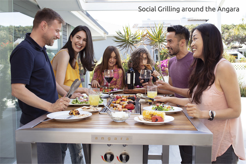 Outdoor BBQ Grill Table | Korean Barbecue Grill Table | iBBQ